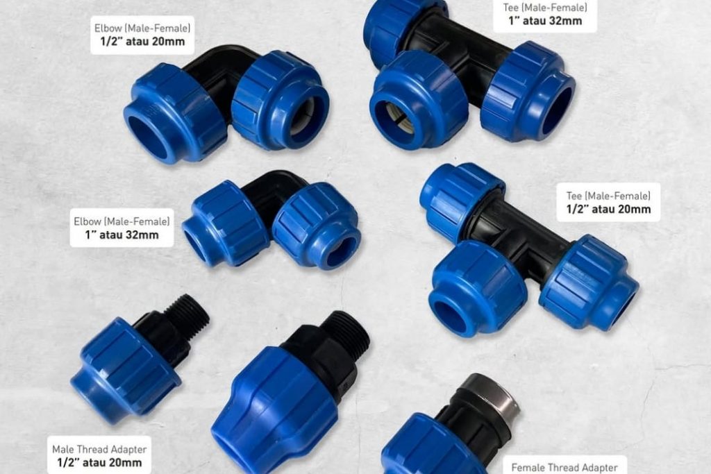 Jenis-jenis Fitting Pipa HDPE ALVApipe | ALVApipe